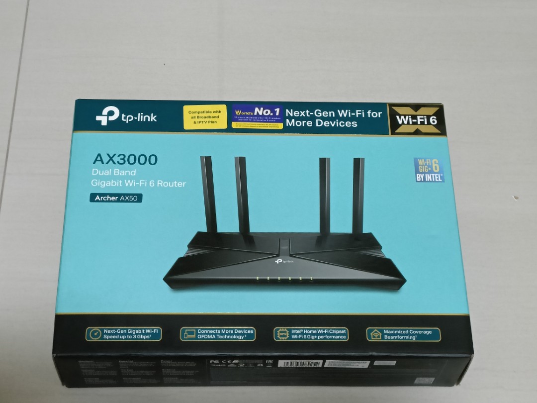TP Link AX3000 router for sale, Computers & Tech, Parts & Accessories ...