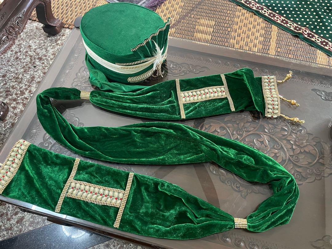 Traditional Indian wedding hat, Men's Fashion, Watches & Accessories ...