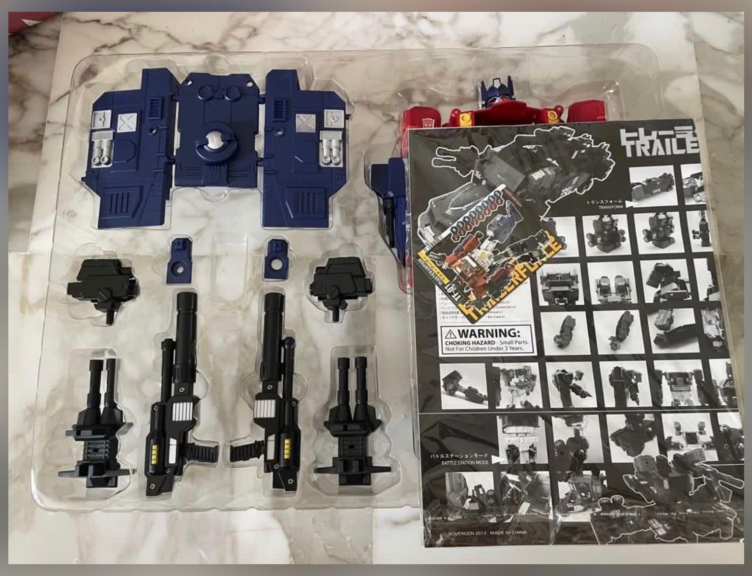 Transformers Xovergen TF01 + TF02 god bomber + heikei optimus prime ...