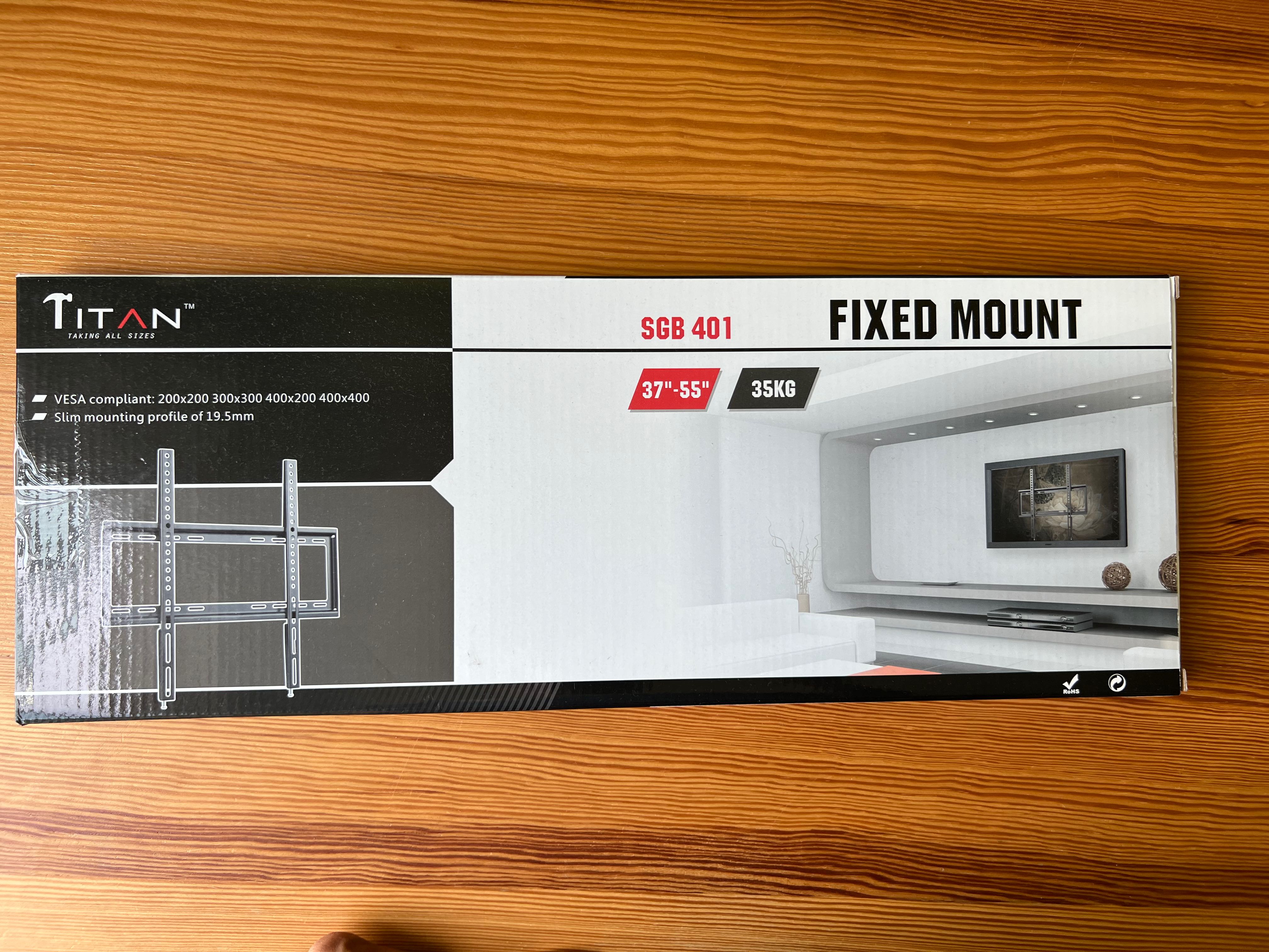 TV Wall Mount (Titan), Furniture & Home Living, Furniture, TV Consoles ...