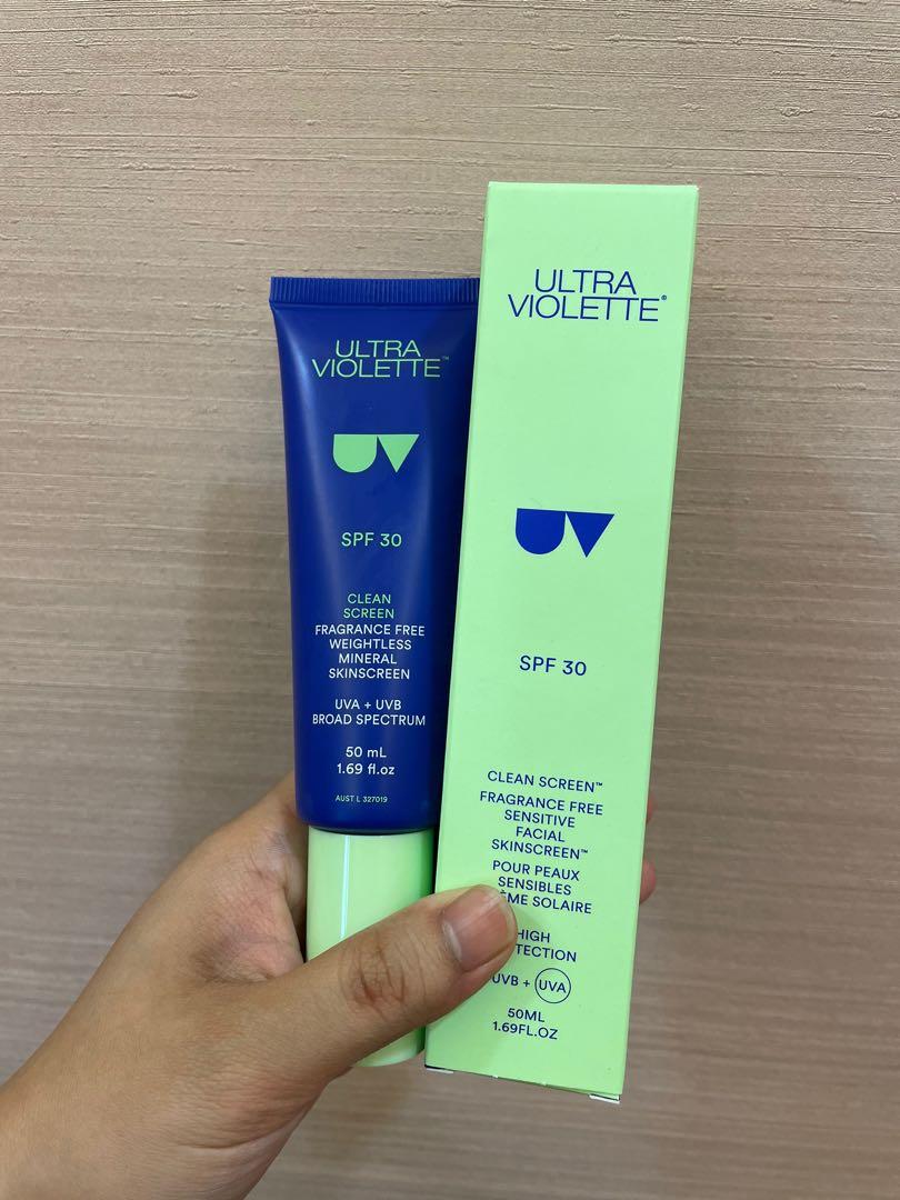 ULTRA VIOLETTE Clean Screen SPF30, Beauty & Personal Care, Face, Face ...