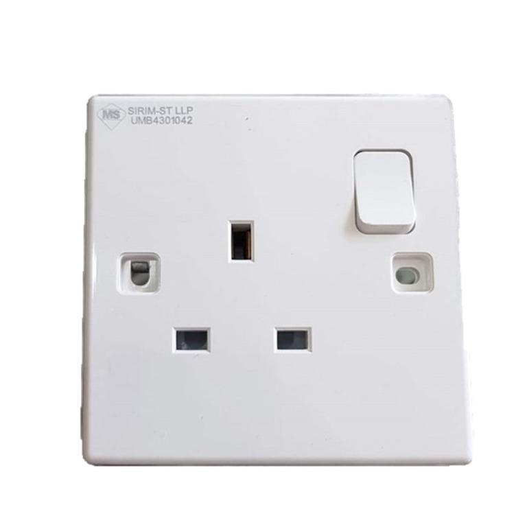 UMS 13A Switch Socket Outlet | SP2913A | SIRIM approved, TV & Home ...