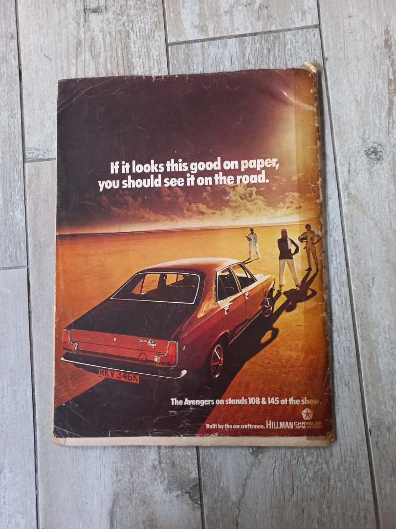 Vintage 1971 Motor show Review magazine, Hobbies & Toys, Books ...