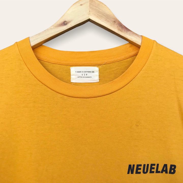 Yellow Neuelab Cotton On Tee, Men's Fashion, Tops & Sets, Tshirts ...