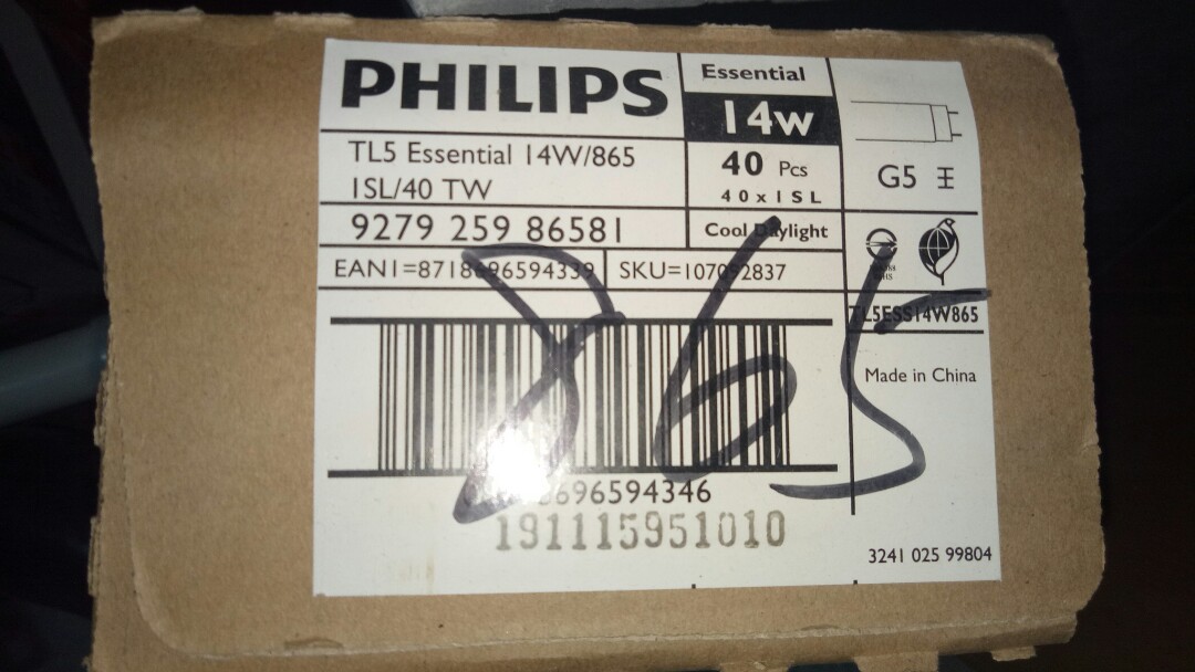 = PHILIPS TL5 14w/28w 865 燈管 =, 家具及居家用品, 燈飾及風扇, 燈飾在旋轉拍賣