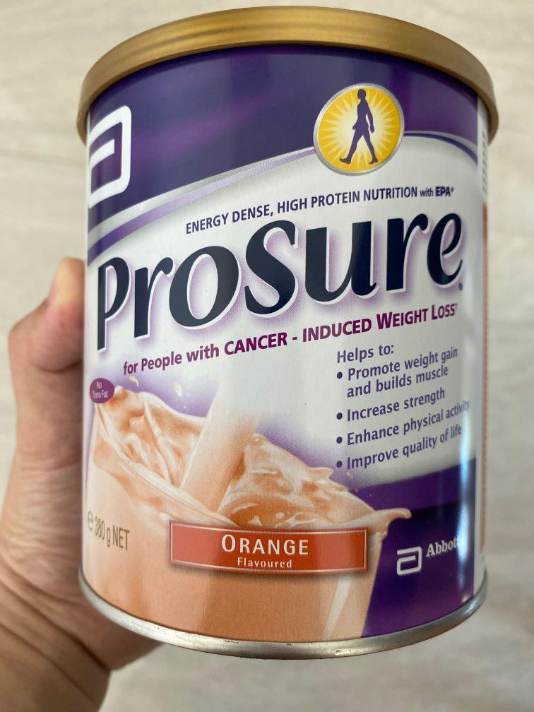 Abbott Prosure Orange Flavoured Milk Powder 380g, Health & Nutrition ...