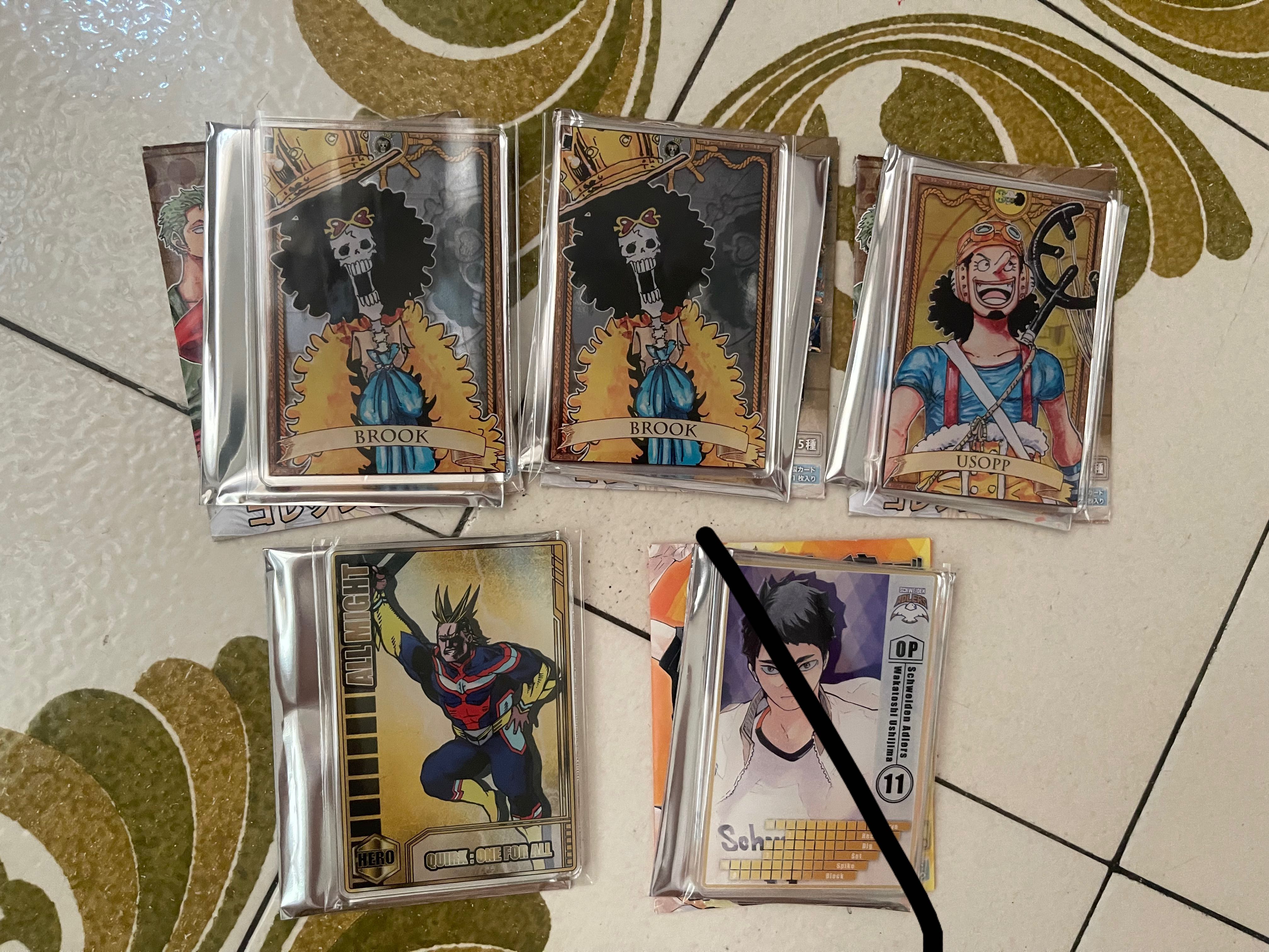 Acrylic Status Cards One Piece My Hero Academia Haikyuu, Hobbies & Toys ...