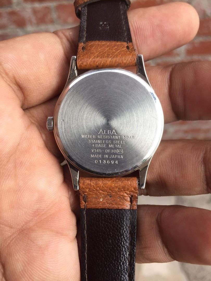 ALBA SUCCESS Solar V145-0F30 Made in Japan, Men's Fashion, Watches ...