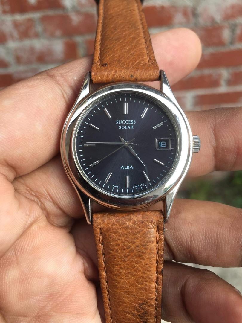 ALBA SUCCESS Solar V145-0F30 Made in Japan, Men's Fashion, Watches ...