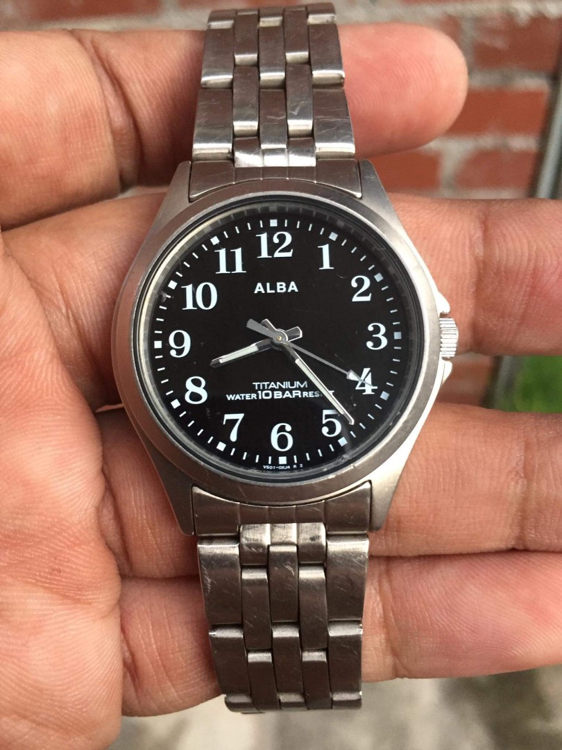 ALBA Titanium V501-0BC0, Men's Fashion, Watches & Accessories, Watches on Carousell