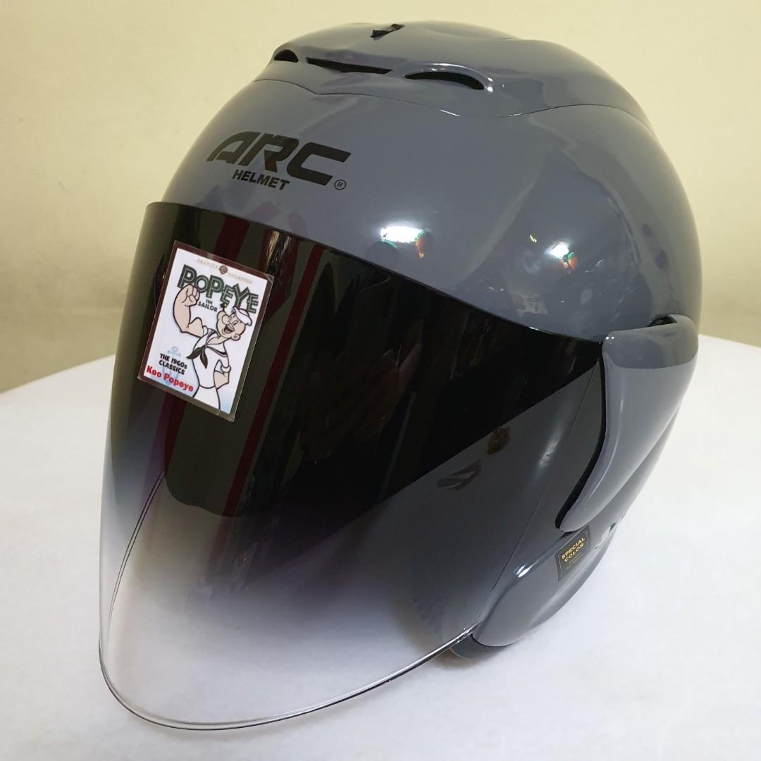 ARC RITZ HELMET NEW MORDEN GREY COLOR V2 VERSION, Motorcycles ...