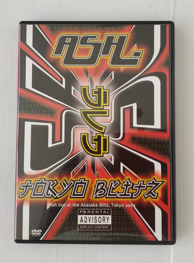 ASH - Tokyo Blitz Live DVD 2001 (Japan Edition), Hobbies & Toys, Music ...