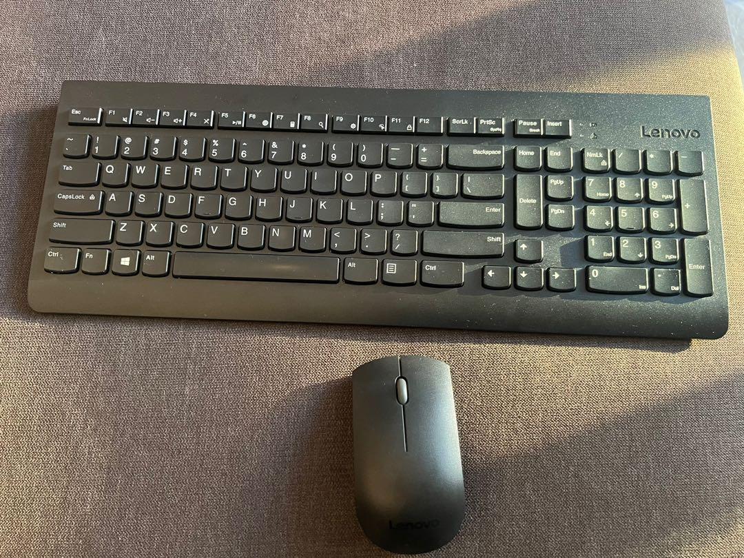 Authentic Lenovo Wireless Keyboard and Mouse, Computers & Tech, Parts ...