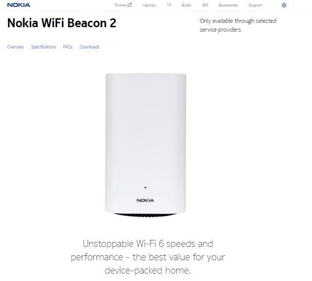 Beacon 2 Nokia Mesh Router (Wifi 6 Speeds), Computers & Tech, Parts ...
