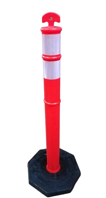 Bollard Traffic Cone with Rubber Base 6 kg Safety Cone 43 inches ...