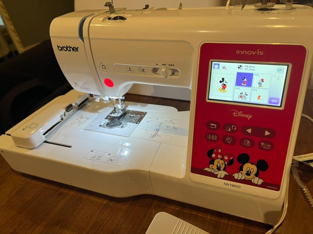 Brother INNOV-IS NV-180D Disney Sewing & Embroidery Machine, TV & Home ...
