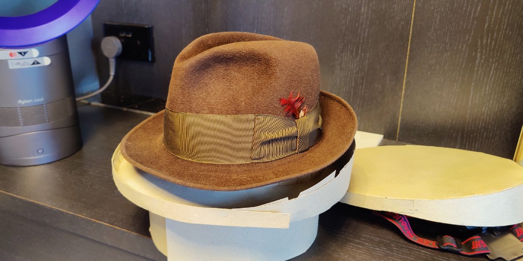 Brown fedora fur felt hat. Mauser brand., Men's Fashion, Watches ...