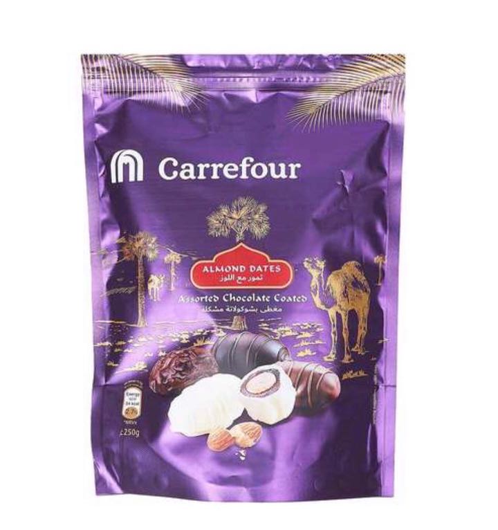 Carrefour Chocolate Almond Dates, Food & Drinks, Other Food & Drinks on ...