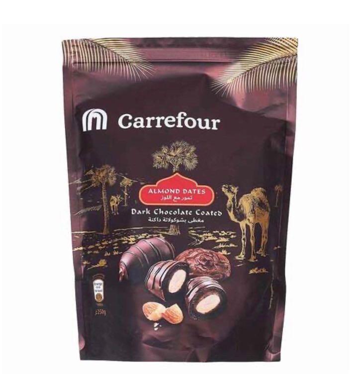 Carrefour Chocolate Almond Dates, Food & Drinks, Other Food & Drinks on ...