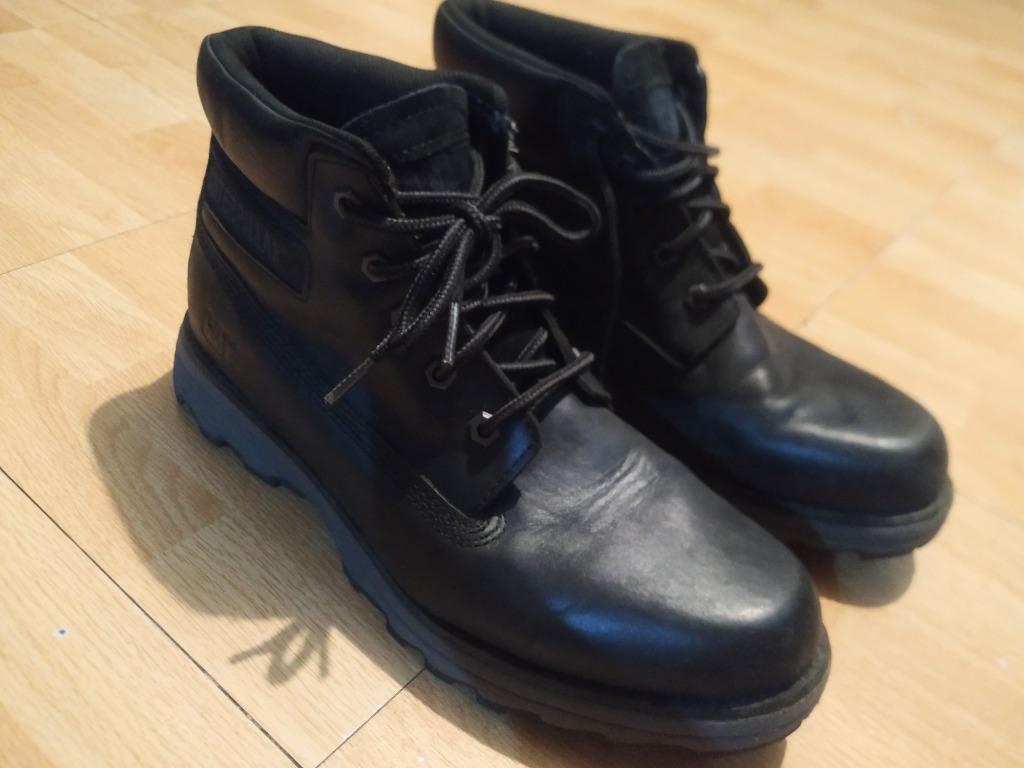 CAT Men's Boots Leather Ankle, Men's Fashion, Footwear, Boots on Carousell