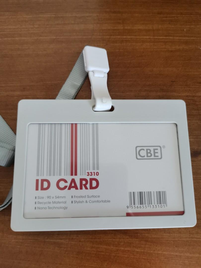 CBE ID CARD (HORIZONTAL + LANYARD), Hobbies & Toys, Stationery & Craft ...