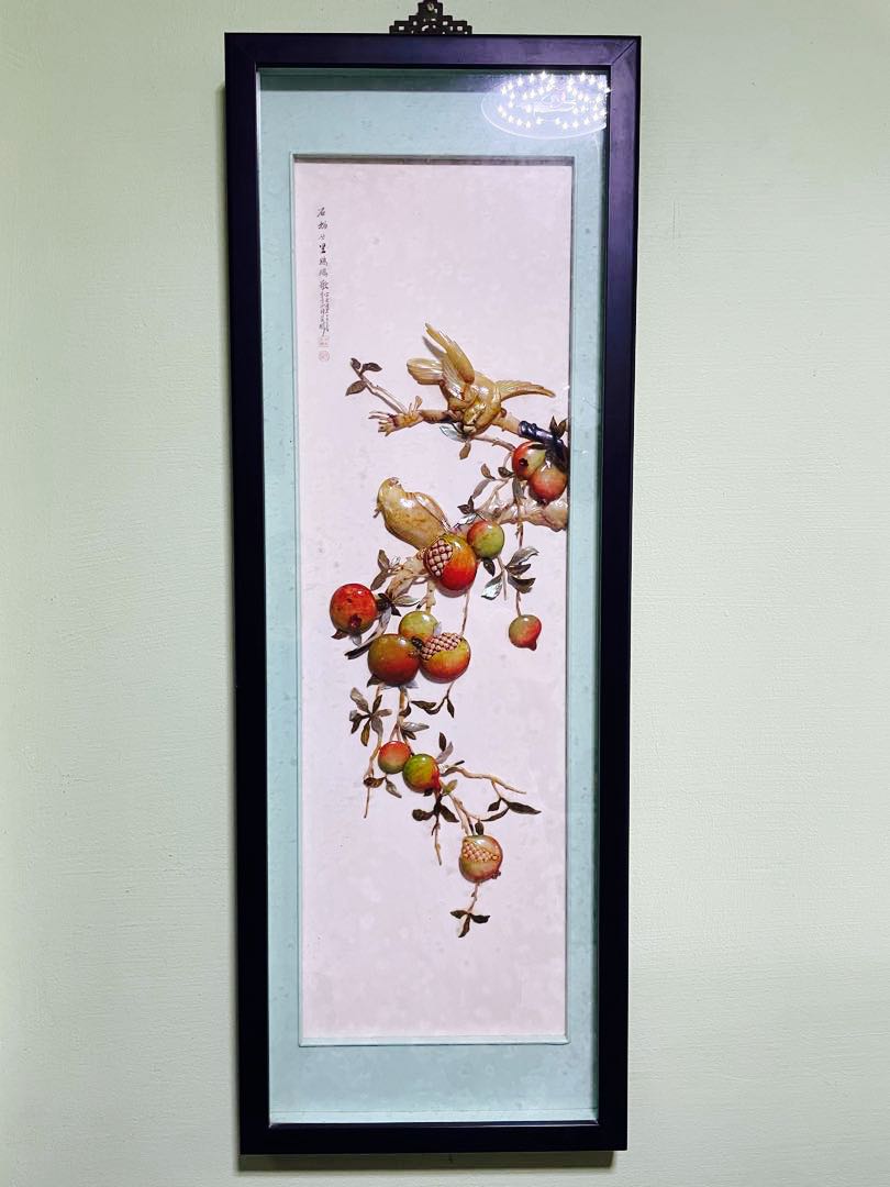 Chinese Painting with shells, Furniture & Home Living, Home Decor, Wall ...