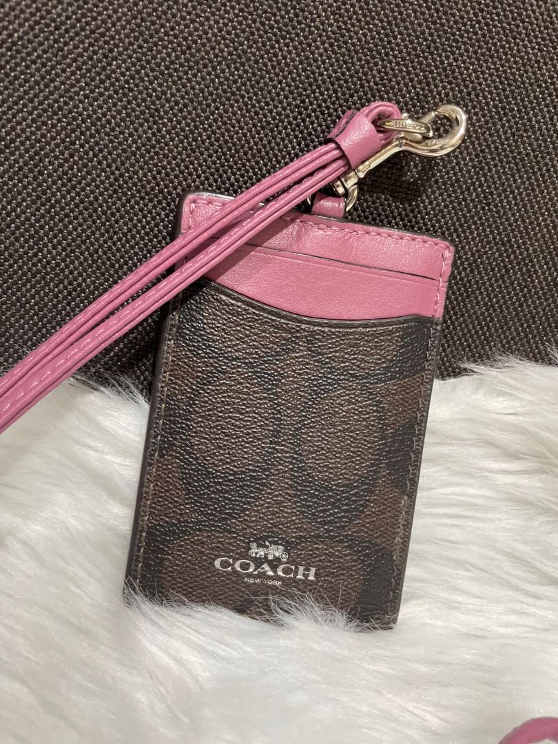 Coach ID Holder, Women's Fashion, Bags & Wallets, Wallets & Card ...