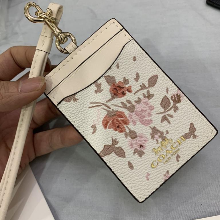 Coach ID Lanyard Flora Limited Collection Lanyard work card Cone with ...
