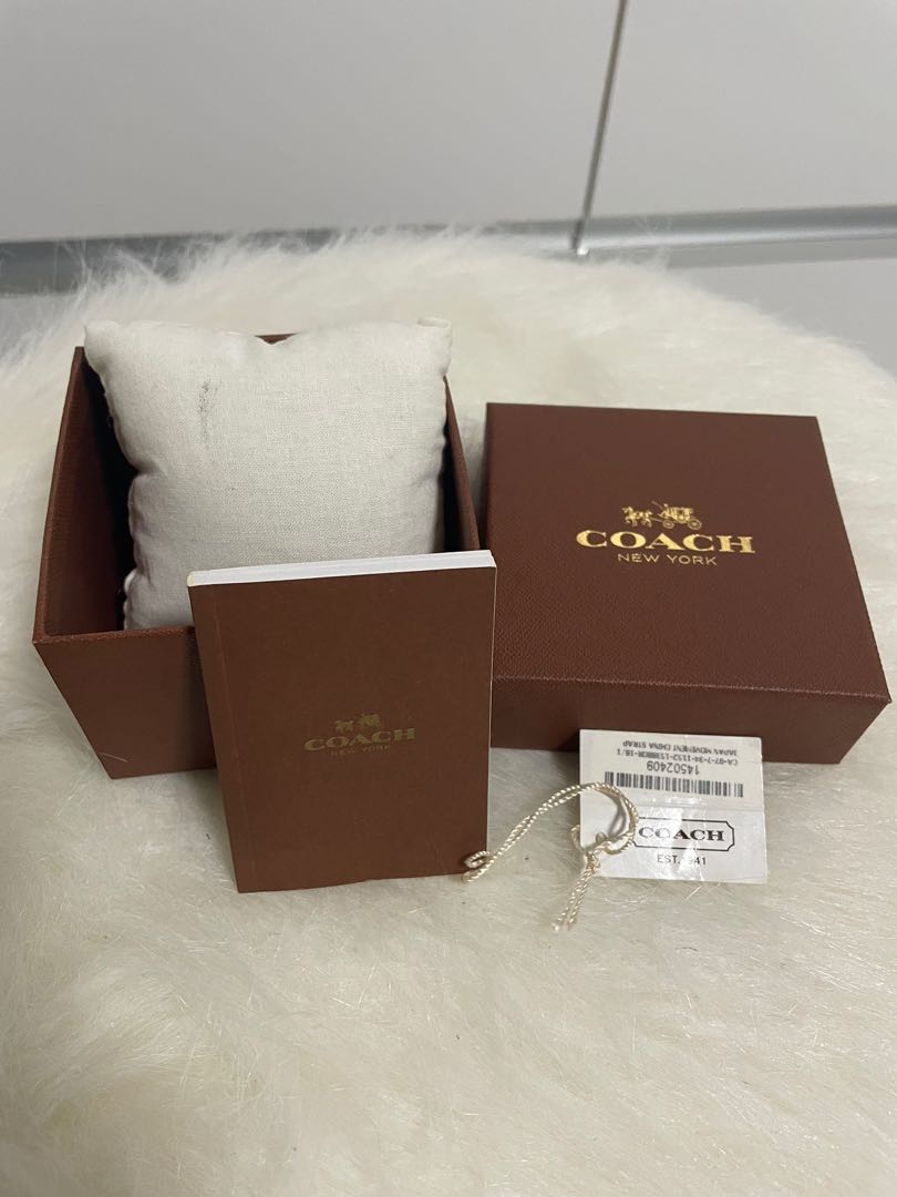 Coach watch box, Luxury, Watches on Carousell