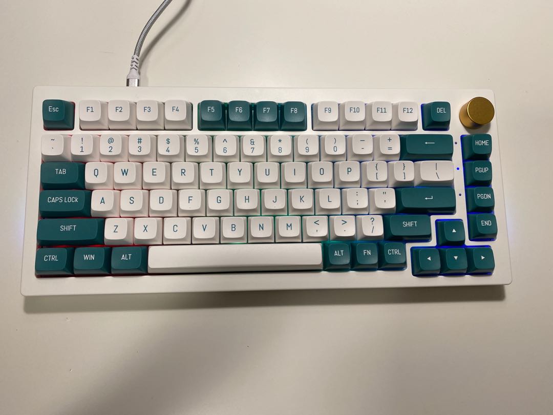 Super Thocky Custom Mechanical Keyboard with ASA keycaps, Computers ...