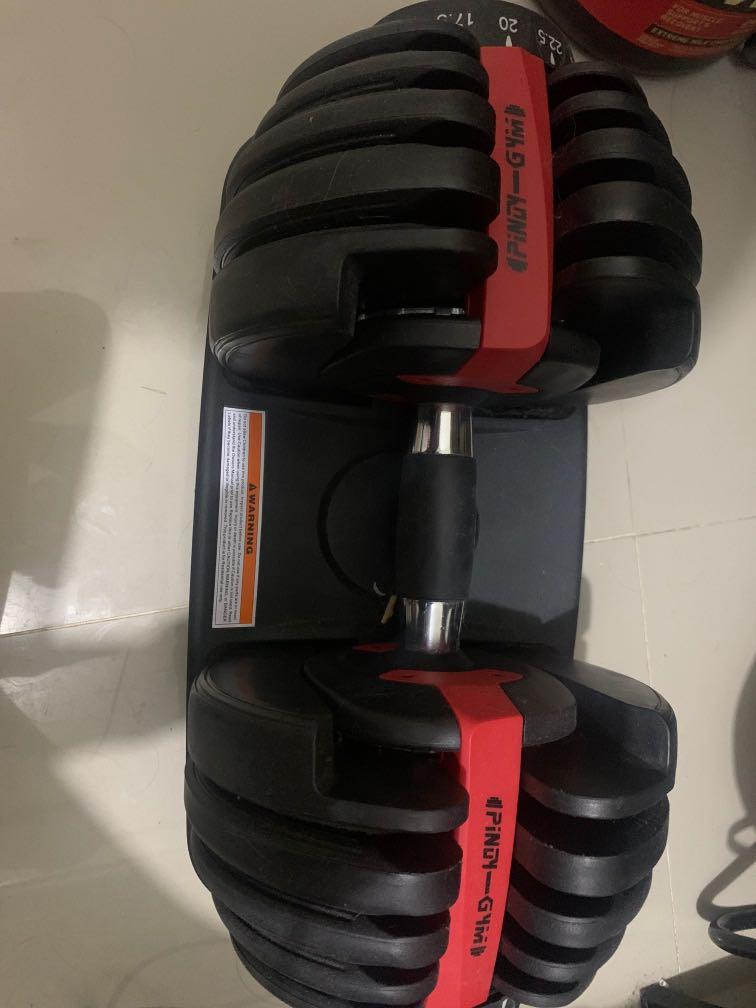 (1 PIECE ONLY!). Dial Weights Adjustable Dumbbell 15 weight adjustments ...