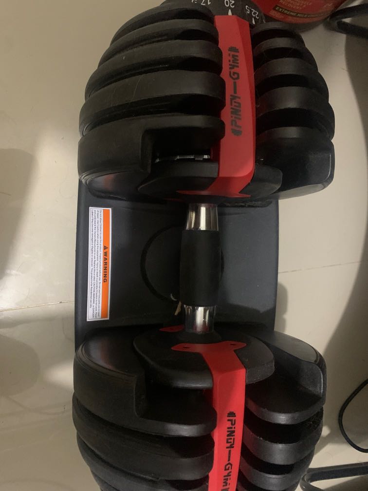 (1 PIECE ONLY!). Dial Weights Adjustable Dumbbell 15 weight adjustments ...