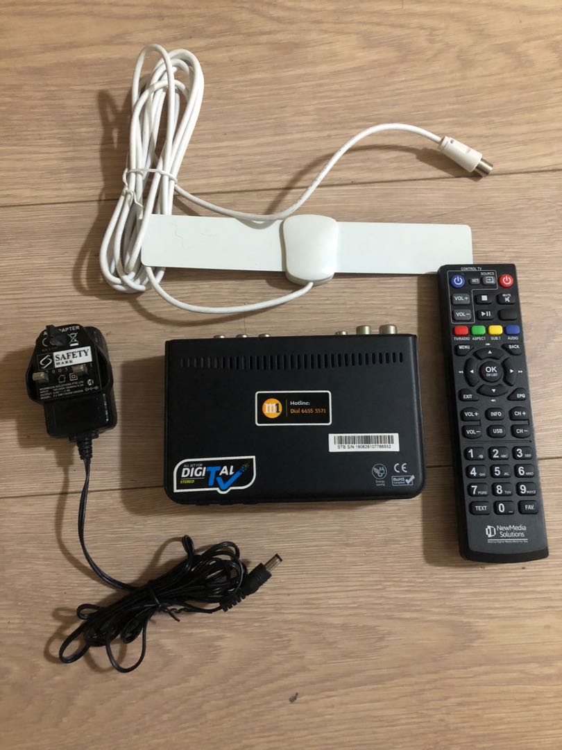 Digital TV HD Set-Top Box full set for Singapore, TV & Home Appliances ...