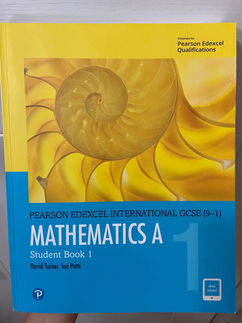 Edexcel igcse 9-1 Math A student book 1, 興趣及遊戲, 書本 & 文具, 教科書 - Carousell