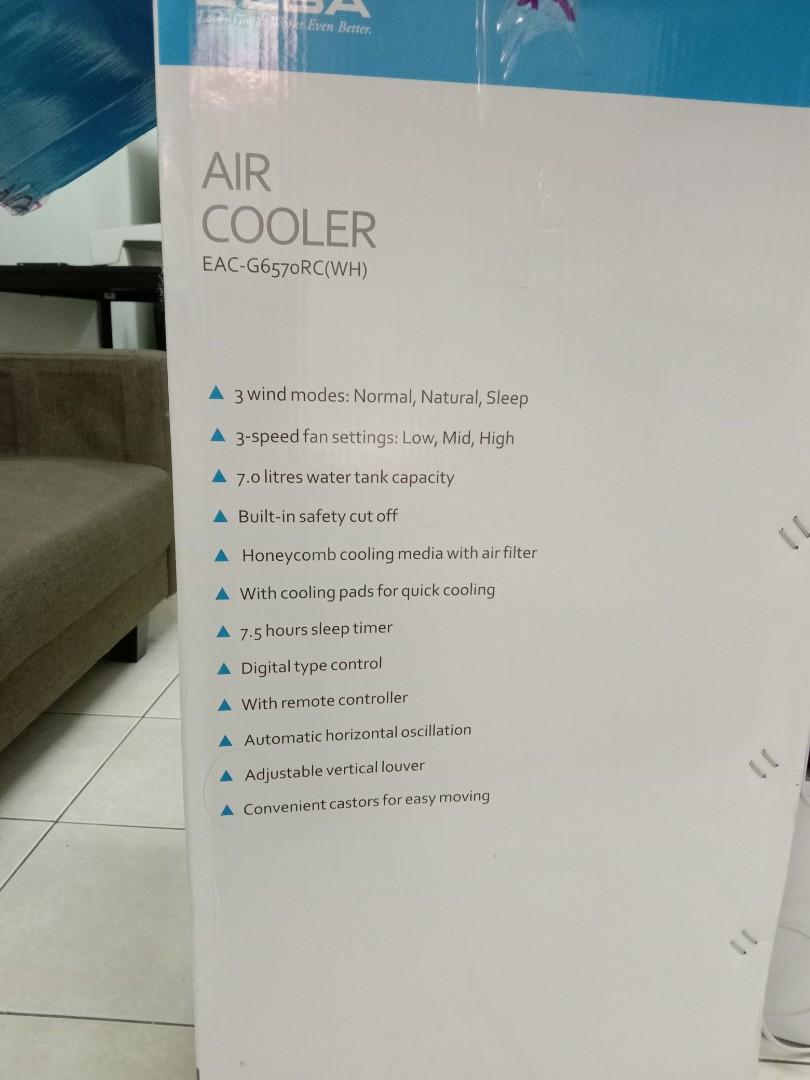 ELBA - AIR COOLER, TV & Home Appliances, Air Conditioners & Heating on ...