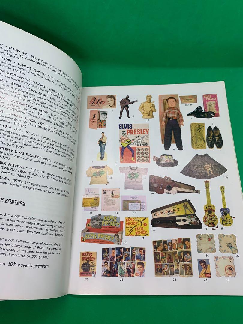 Elvis Auction Booklet 2002, Hobbies & Toys, Collectibles & Memorabilia ...