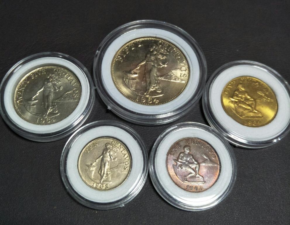 1960s Philippine Coin Set w/ black box, Hobbies & Toys, Memorabilia ...