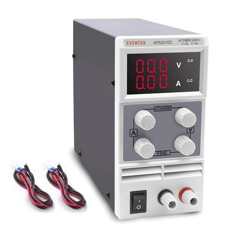 Eventek DC Power Supply Variable, 0-30V / 0-10A Adjustable, Furniture ...