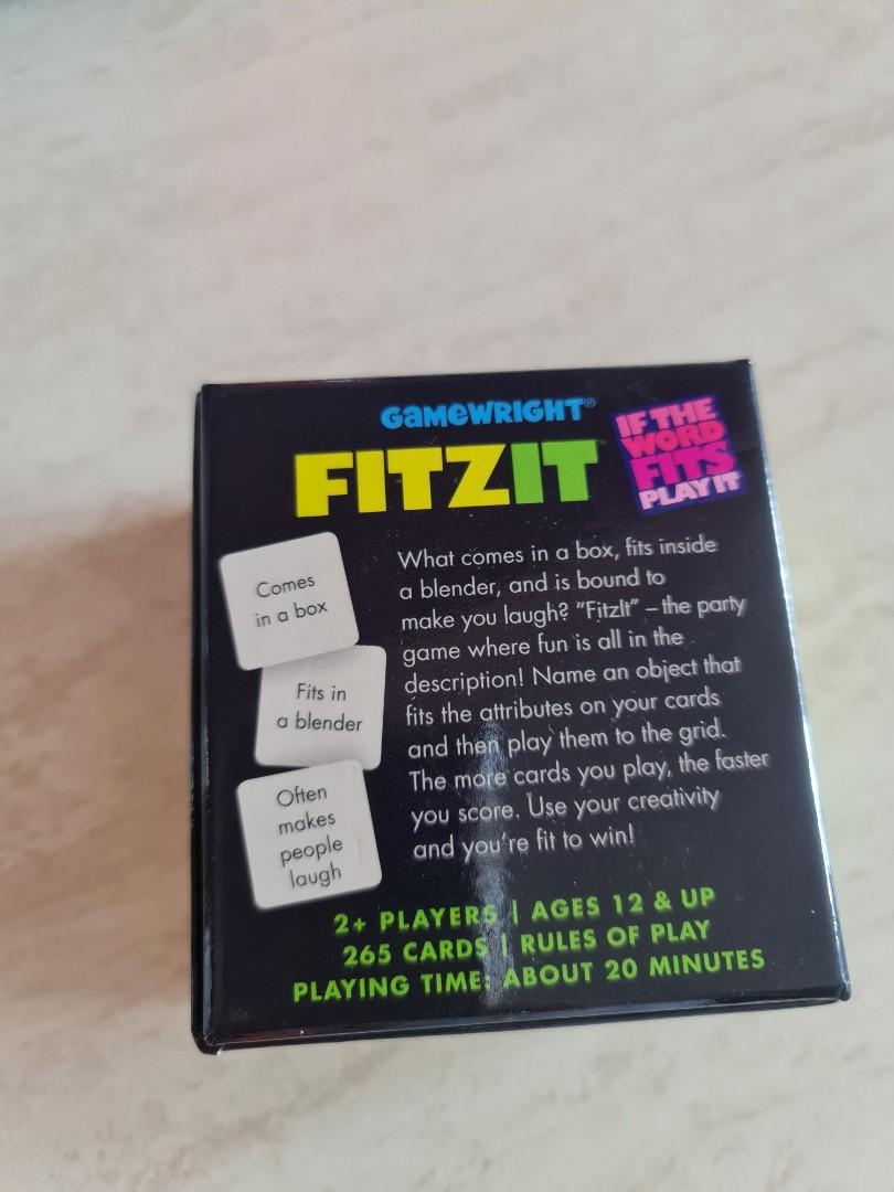 Fitz it card game, Hobbies & Toys, Toys & Games on Carousell