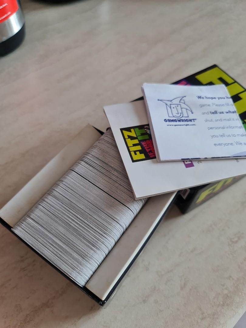 Fitz it card game, Hobbies & Toys, Toys & Games on Carousell