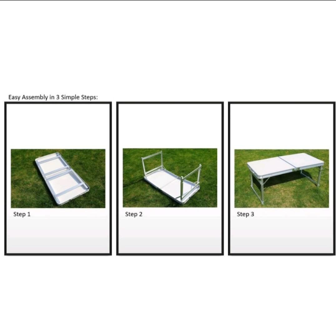 Folderable table, Furniture & Home Living, Furniture, Tables & Sets on ...
