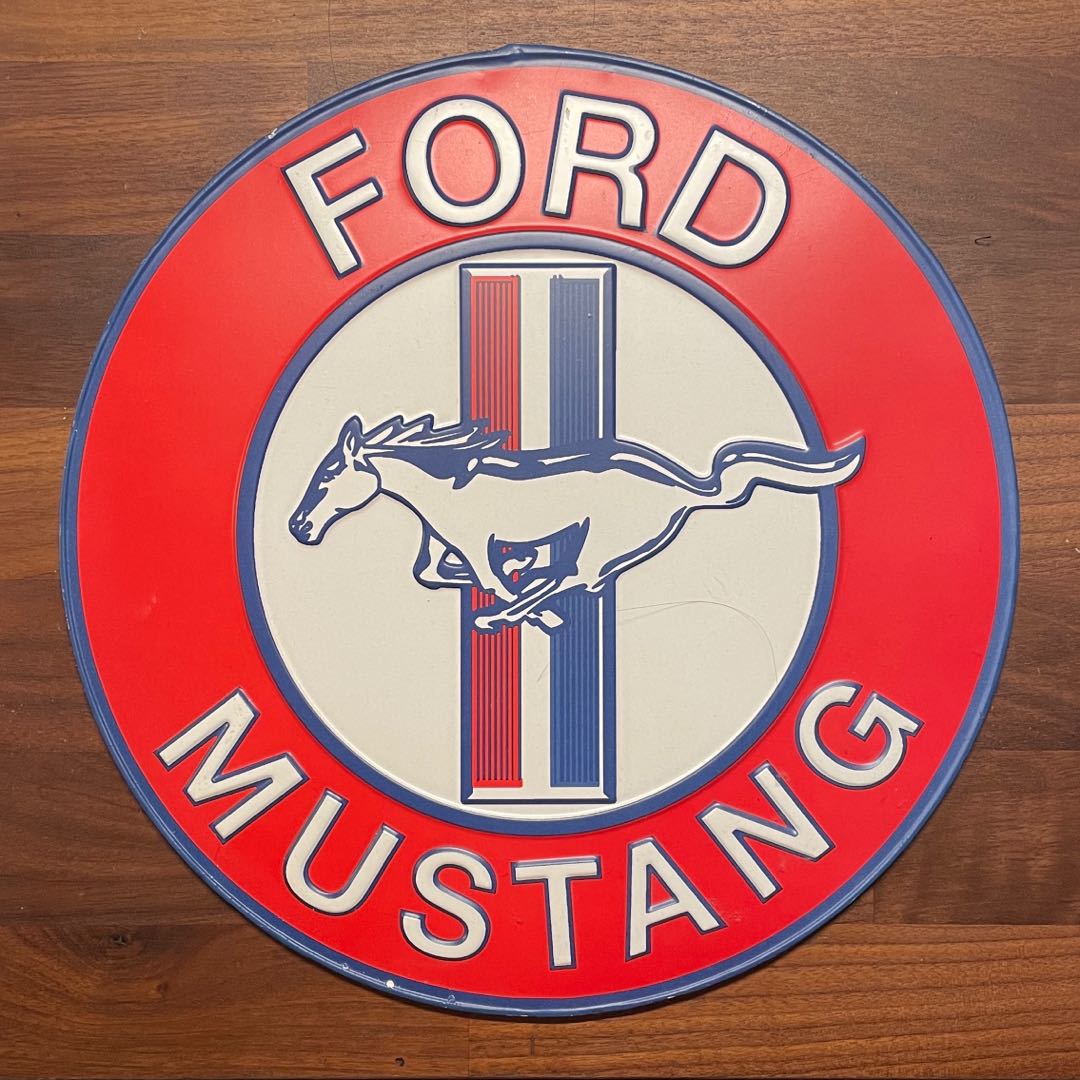 Ford Mustang Plaque, Furniture & Home Living, Home Decor, Wall Decor on ...