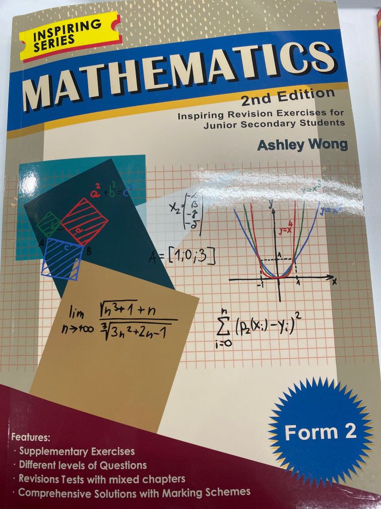 Form 2 maths exercise, 興趣及遊戲, 書本 & 文具, 教科書 - Carousell