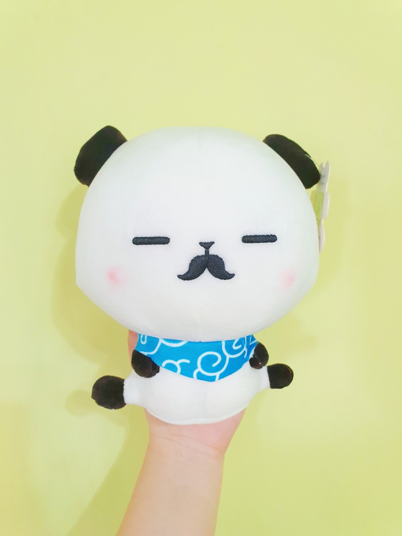 Funclaw Mustache Panda Plush, Hobbies & Toys, Toys & Games on Carousell
