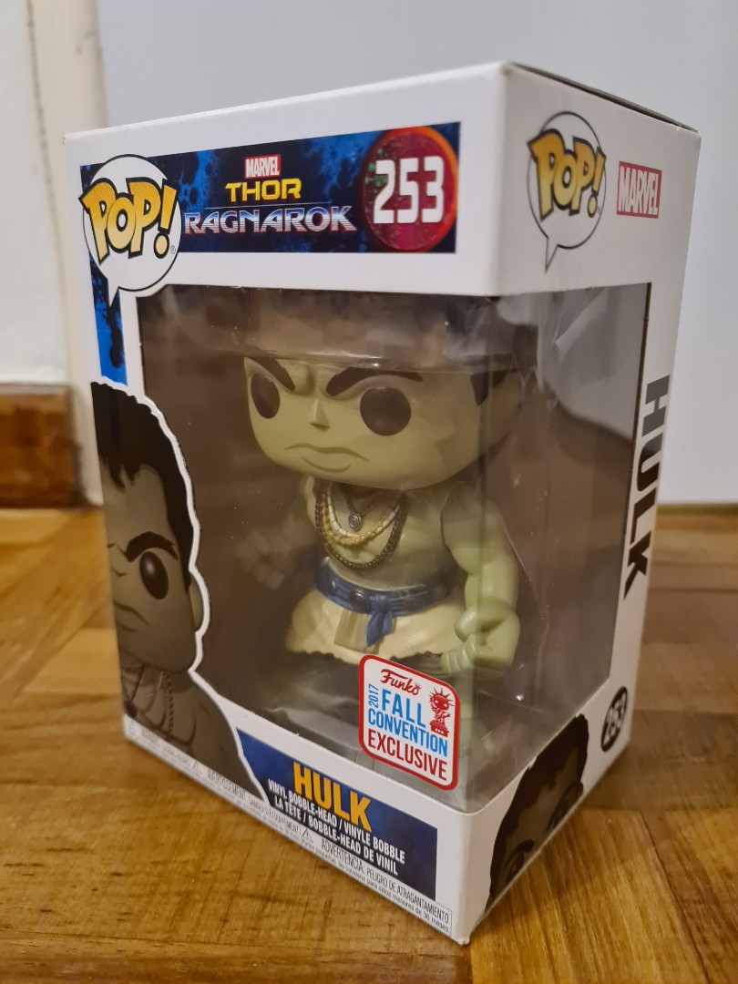 Funko pop Marvel Hulk Ragnarok 253, 685 Marvel, Hobbies & Toys, Toys ...
