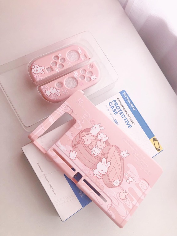 Geekshare Steam Bun Rabbit Theme Nintendo Switch Case, Video Gaming ...
