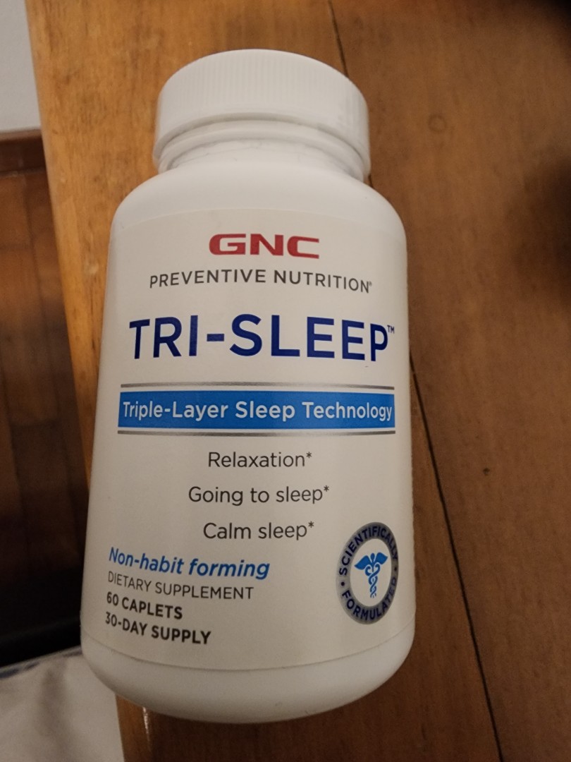 GNC TRI-SLEEP sealed, Health & Nutrition, Health Supplements, Vitamins ...