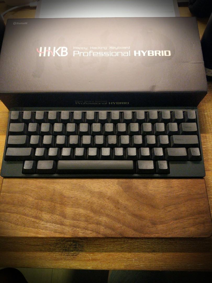 HHKB Professional HYBRID Type-S charcoal color + wood palmrest / Happy ...