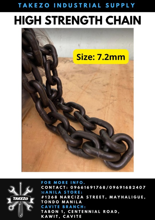 High Strength Chain, Commercial & Industrial, Industrial Equipment on ...