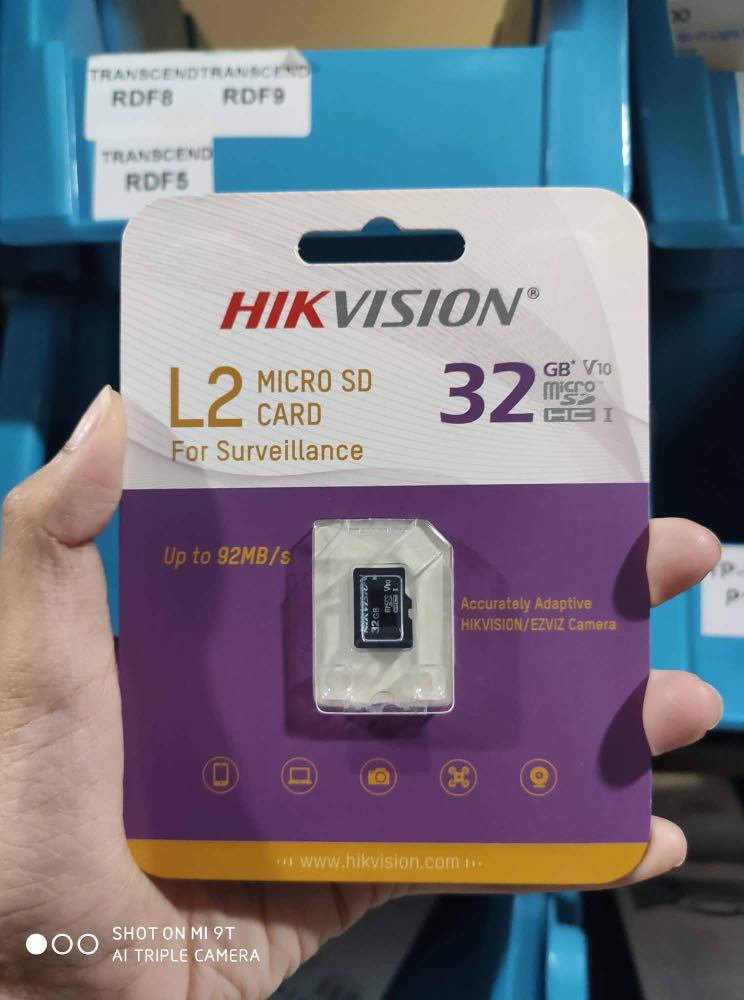 HIKVISION 32GB L2 MicroSD Card For Surveillance Class 10 HS-TF-L2/32G, Mobile Phones & Gadgets ...